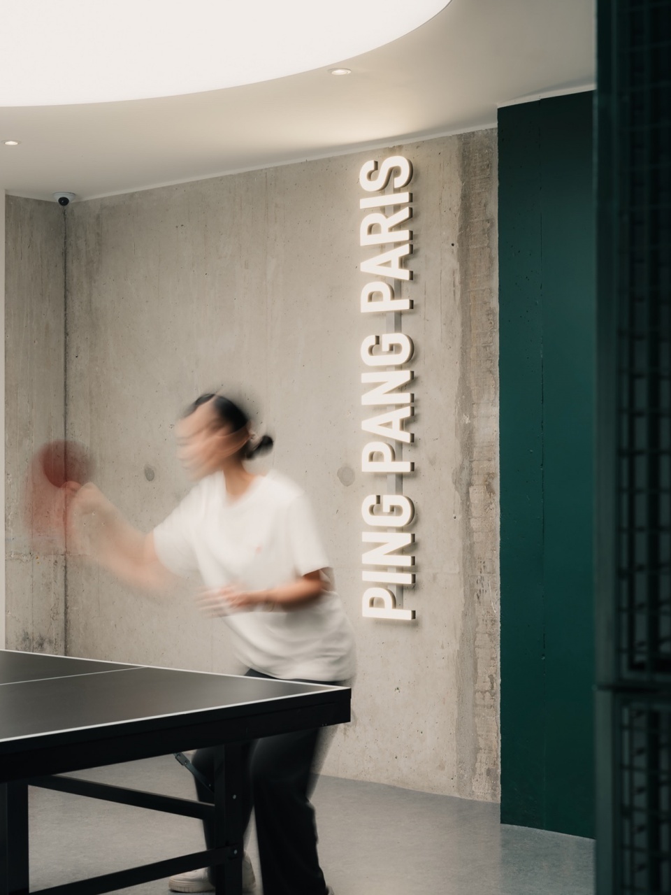 乒乓巴黎：力與美的沉浸式運動社交空間 PING PANG PARIS | 瘋設計 FUNDESIGN